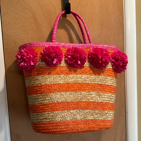 Mudd | Bags | Mud Pie Extralarge Straw Tote Bag | Poshmark